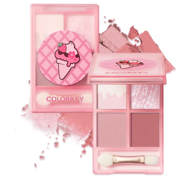 COLORKEY Pink Sweetie Ice Cream Series Eyeshadow Palette – Aestha Cosmetics
